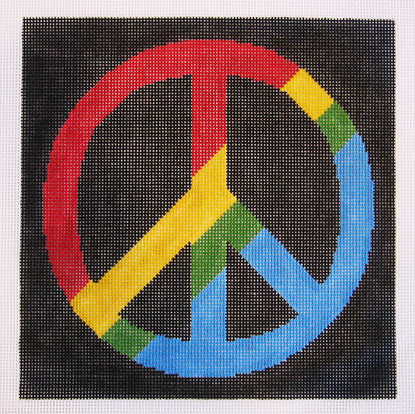 Needlepoint Peace Sign Canvas – Needlepoint Inc