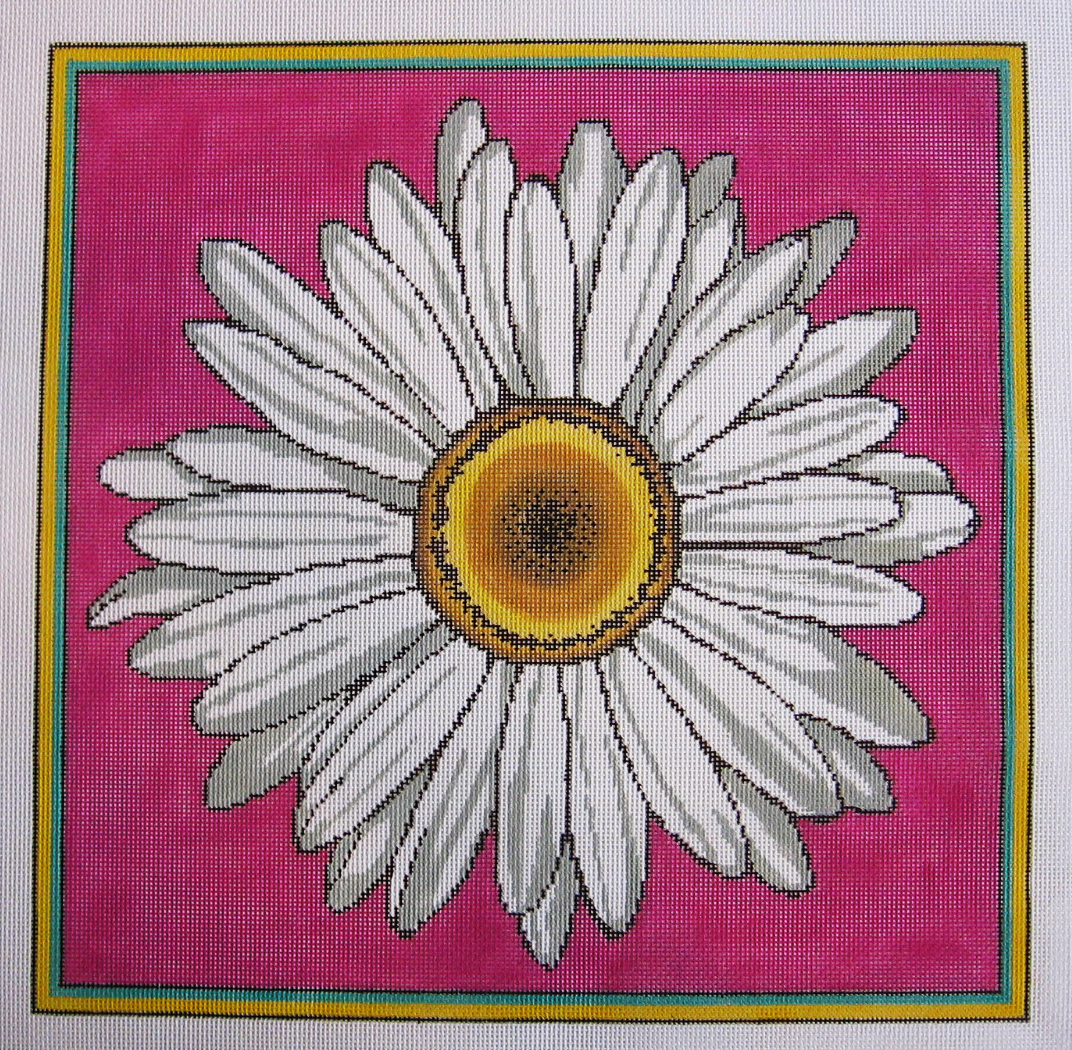 Needlepoint Daisy Canvas – Needlepoint Inc