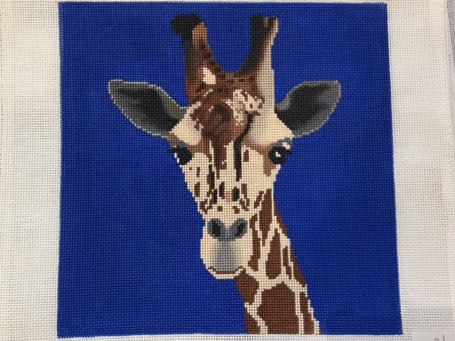 Giraffe Pillow – Needlepoint Inc