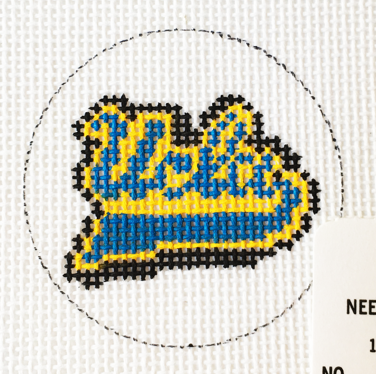 Needlepoint UCLA Mini Round Canvas – Needlepoint Inc