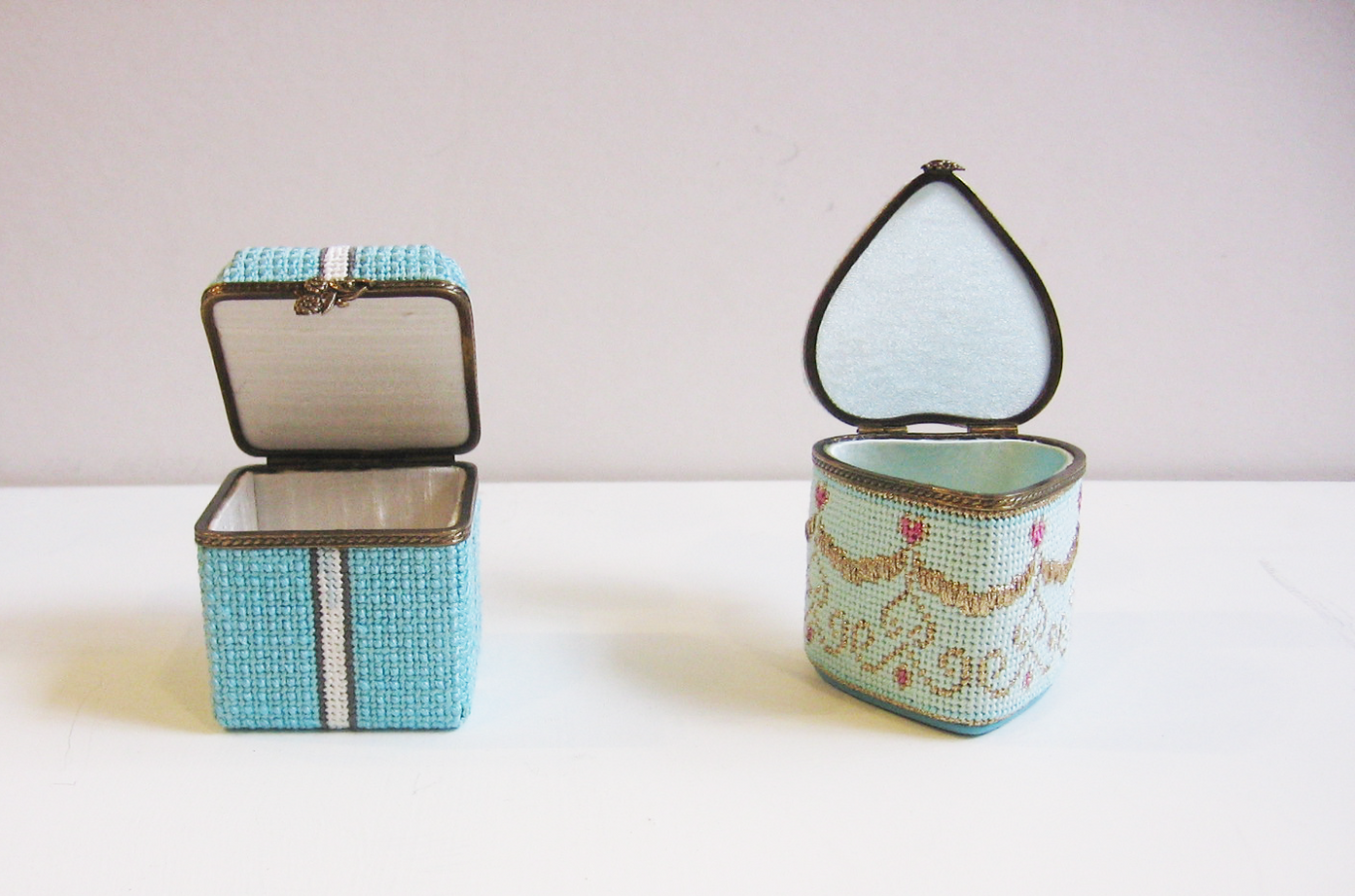 Needlepoint Large Heart Box Canvas – Needlepoint Inc