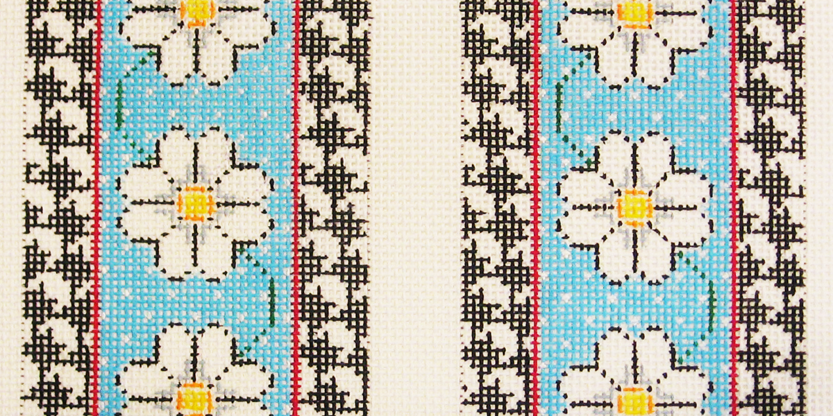 Needlepoint Daisy Eyeglass Canvas – Needlepoint Inc