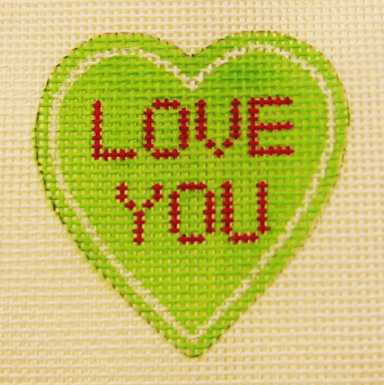 Needlepoint Love You Canvas – Needlepoint Inc
