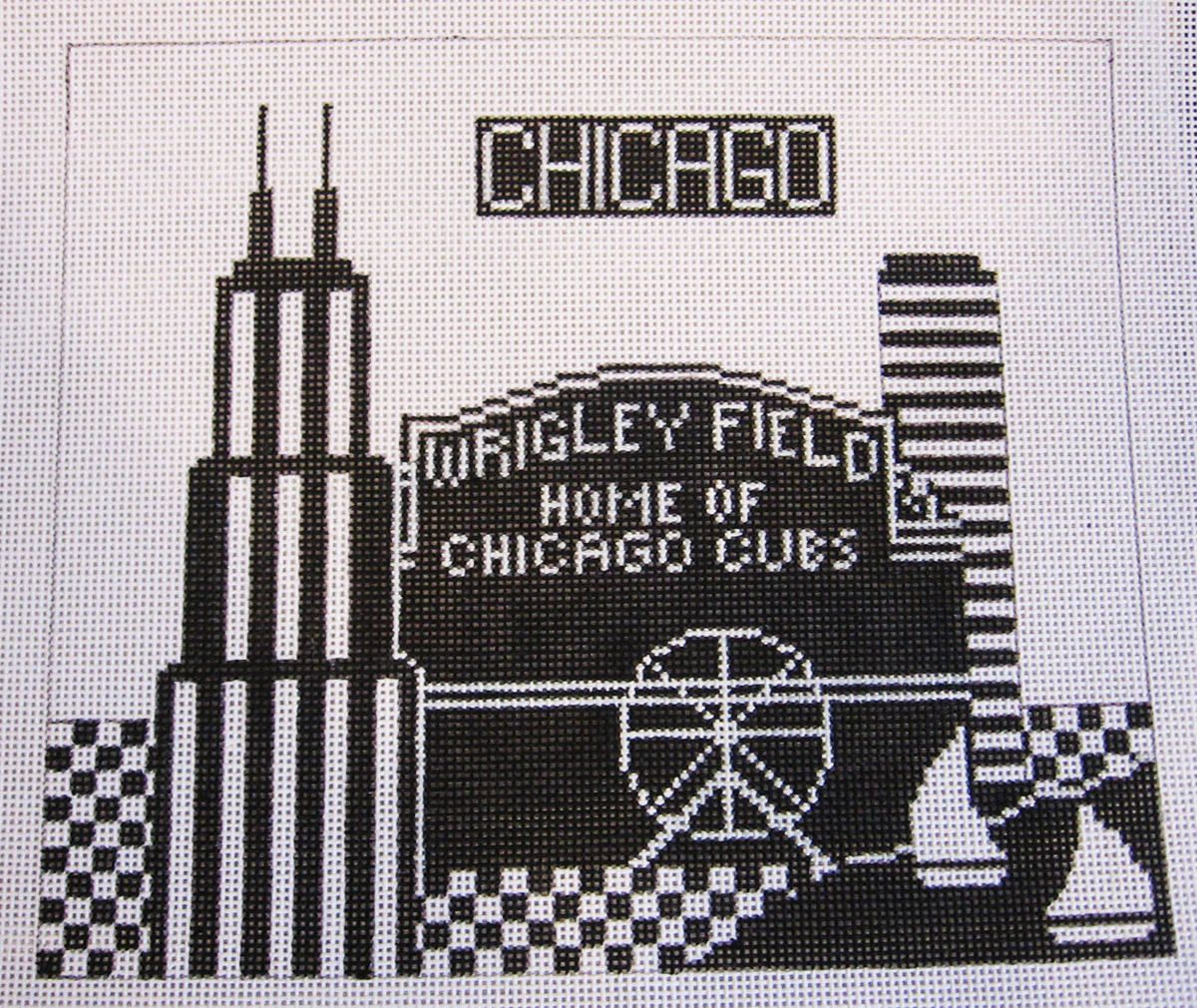 Needlepoint Chicago Canvas – Needlepoint Inc