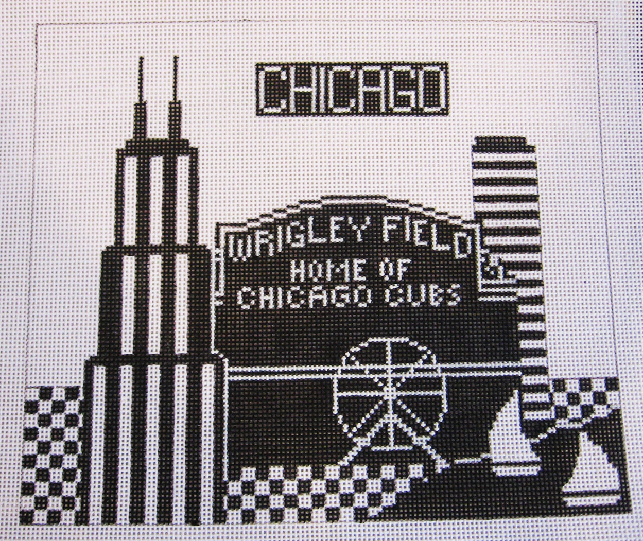 Needlepoint Chicago Canvas – Needlepoint Inc