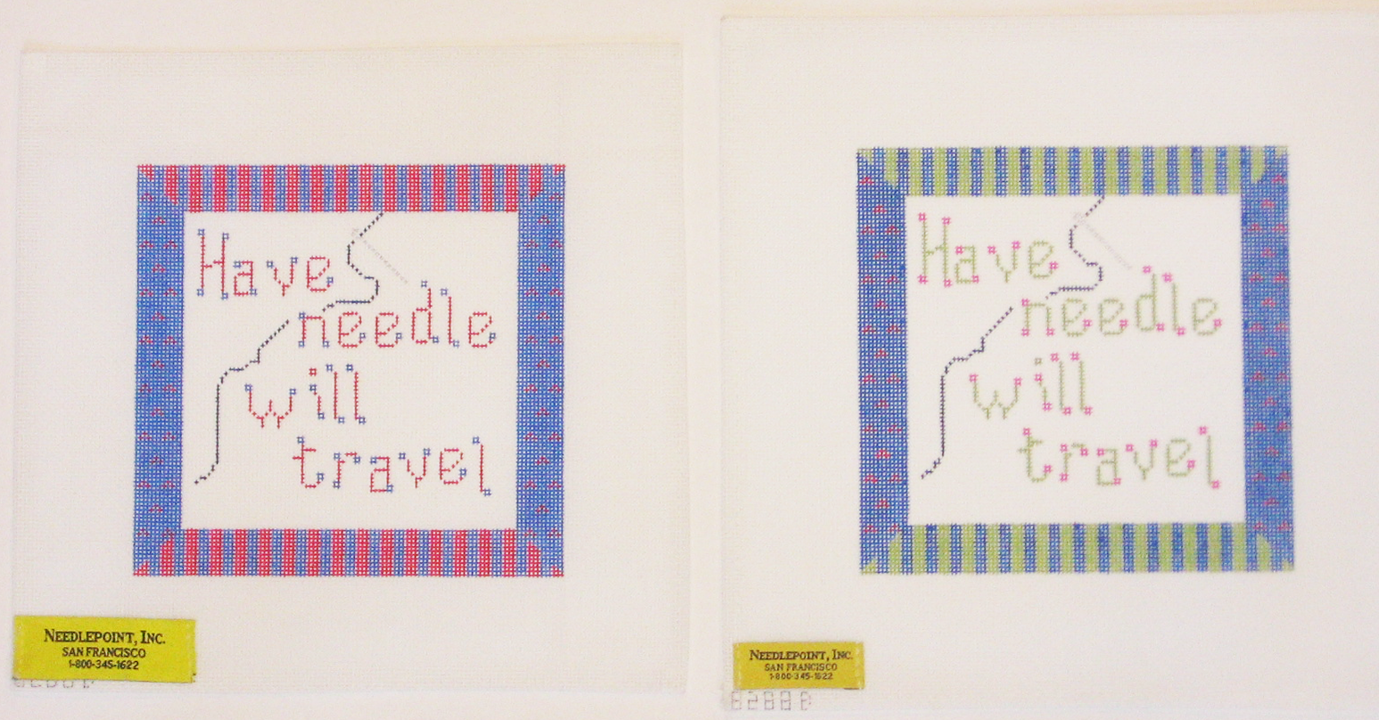 Needlepoint Have Needle Will Travel Canvas – Needlepoint Inc
