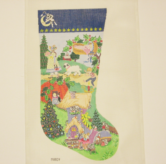 Needlepoint Mother Goose canvas – Needlepoint Inc